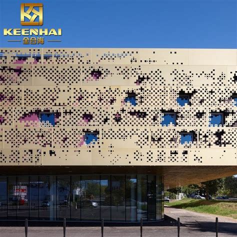 Perforated Cladding Panel Facade Architecture Building Facade Facade Cladding