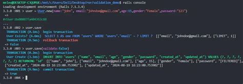 Ruby On Rails Validation Geeksforgeeks