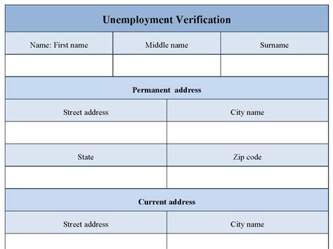 Generic Employment Verification Form Editable Pdf Forms