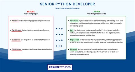 Senior Python Developer Resume Examples For Resume Worded