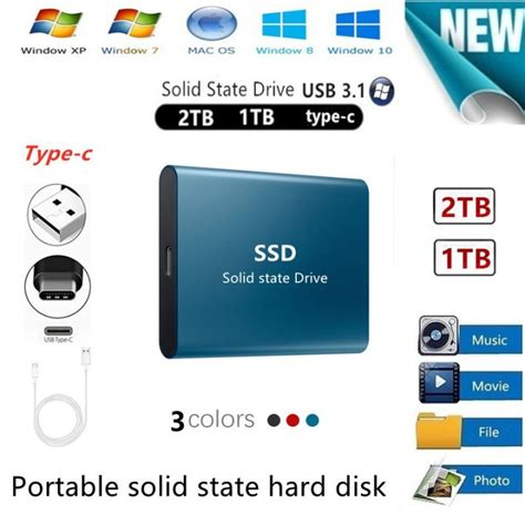 2023 New High Speed 8TB 16TB 4TB 2TB External Solid State Mobile Hard Disk Lazada PH