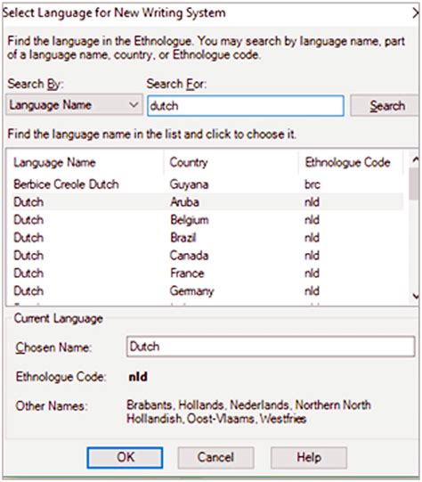Finding Language Codes In Flex Download Scientific Diagram