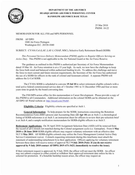 Memorandum Template Air Force Best Templates Resources