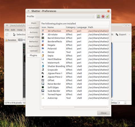 taking screenshots with shutter in ubuntu tuxarena