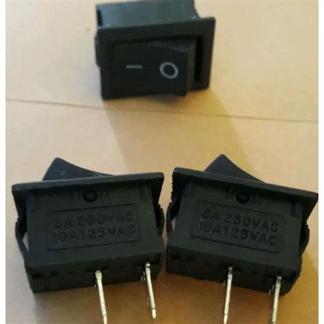 Jual Saklar On Off Mini Kecil Switch Untuk Arus Tegangan Listrik Lampu Dc Ac 2 Pin Indonesia
