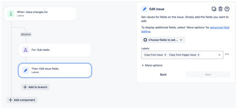 solved automation for copy label to sub tasks when adding