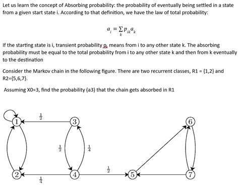 Solved Using The Following Markov Chain Example Is The Chegg
