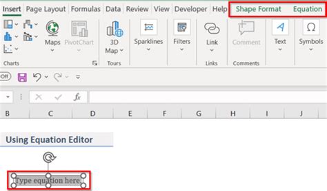 How To Insert Equation In Excel Cell Design Talk