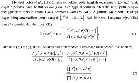 Monte Carlo Expectation Maximization Mcem Algorithm Binus