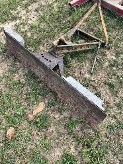 3pt 6ft Grader Blade Gary Realty And Auction