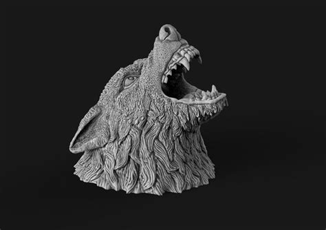 Head Wolf 3d Model Turbosquid 1981840