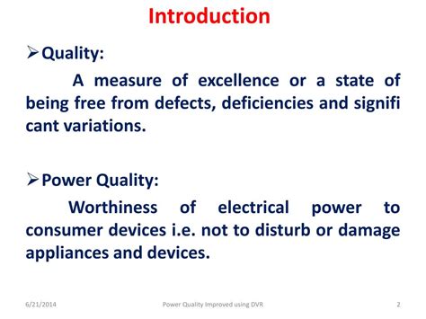 Ppt An Overview On Power Quality Improvement Using Multilevel