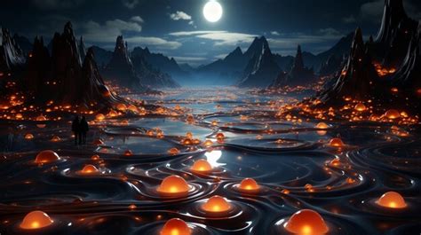 Premium Photo Visualization Of Quantum Particles In Quantum Wallpaper