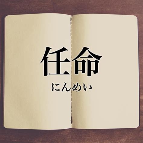 任命とは意味や類語例文と解釈 Meaning Book