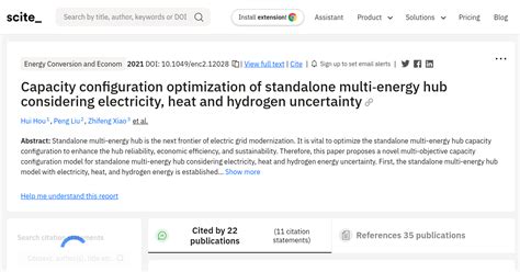 Capacity Configuration Optimization Of Standalone Multi‐energy Hub