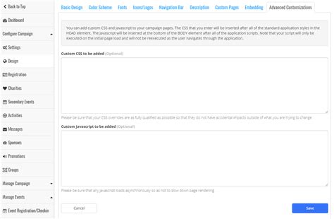 Peer To Peer How To Add Advanced Customizations For Campaign Design