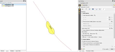 Qgis 3 Labeling Lines That Are Not Within Polygons Using Field