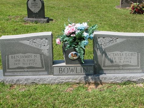 Benjamin Napoleon Bowlin 1902 1979 Find A Grave Memorial