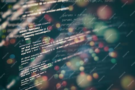 Premium Photo Developer Programming Code Abstract Computer Script Code Programming Code
