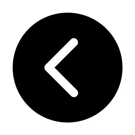 Chevron Back Circle Vector SVG Icon SVG Repo