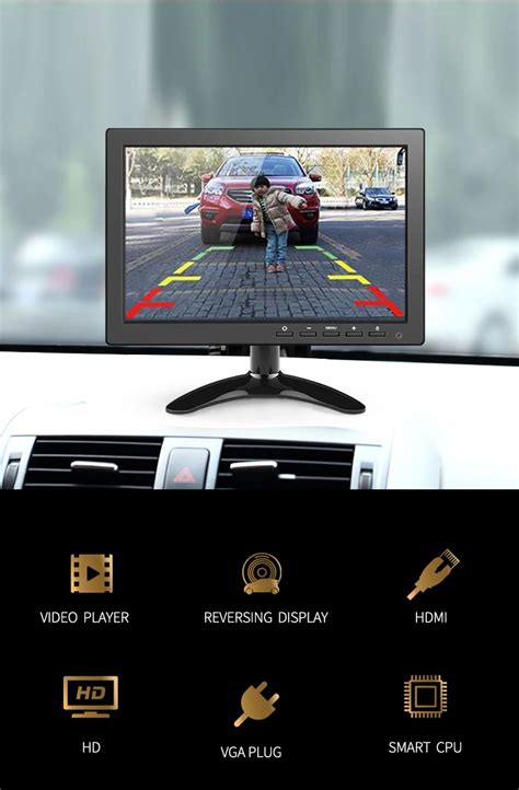 High Resolution Car Headrest Monitor With Hdmi Input 10 Inch 1080p Car Lcd Monitor For Pc Buy