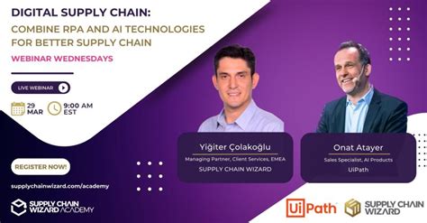 Supplychain Digitalsupplychain Digitalization Webinar Rpa Ai Automation