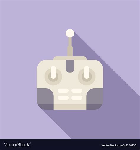 Computer Aerial Volume Icon Flat Drone Royalty Free Vector