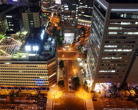 アクティ大阪 展望ロビー 大阪 at Night 大阪の夜景 Osaka at Night