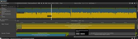 What Is Dxgiwaitonswapchain Profiling Unity Engine Unity