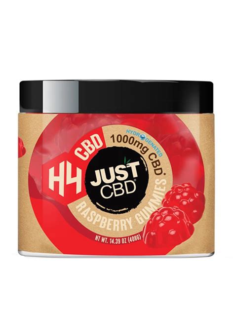 Raspberry Just Cbd H4 Cbd Gummies 1000mg Free Shipping