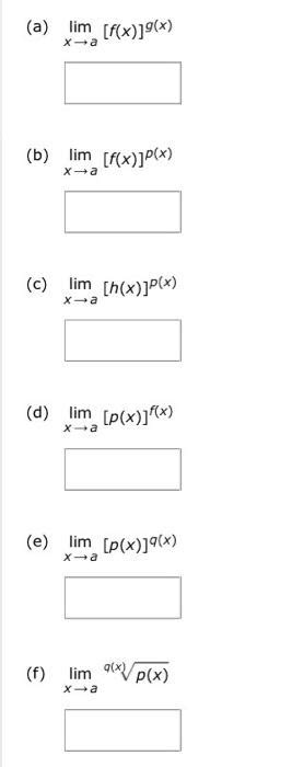 solved the folloqing are given lim x→a f x 0 x a lim