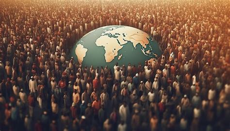 Premium Photo International Population Day Concept World Population