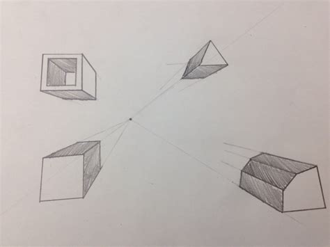 One Point Perspective Tutorial 1
