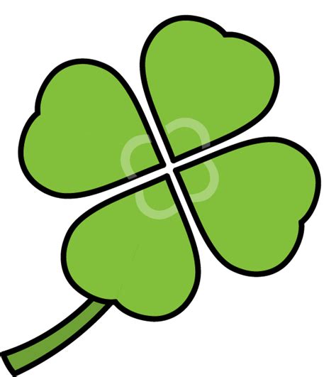 四つ葉のクローバーのイラスト かわいいフリーイラスト素材 ｜イラストたうん