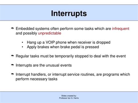 Ppt Interrupts Powerpoint Presentation Free Download Id9537462