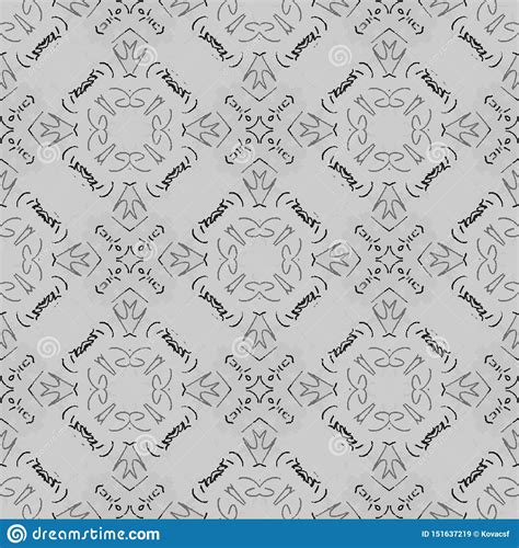 Abstract Geometric Repeating Pattern In Vector Format Stock Vector Illustration Of
