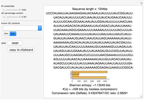 generating random dna sequences wolfram demonstrations project