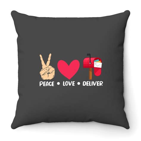 Postman Job Peace Love Deliver Postman Funny Costume Design Postman