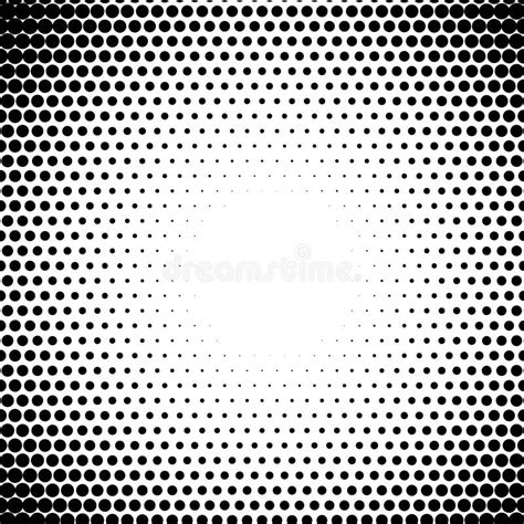 Halftone Dots Gradient Fade Digital Monochrome Pattern Stock Vector Illustration Of Pattern