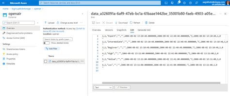 Solved The Specified Blob Does Not Exist Error When Conne Microsoft Power Bi Community
