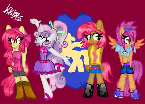 Mlp Cmc Anthro Version By Monnarcha On Deviantart