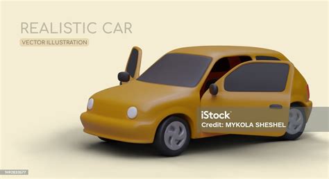 문이 열린 3d 자동차 운전 학교 광고 자동차 판매자를 위한 배너 3차원 형태에 대한 스톡 벡터 아트 및 기타 이미지 3차원 형태 차 만화 Istock