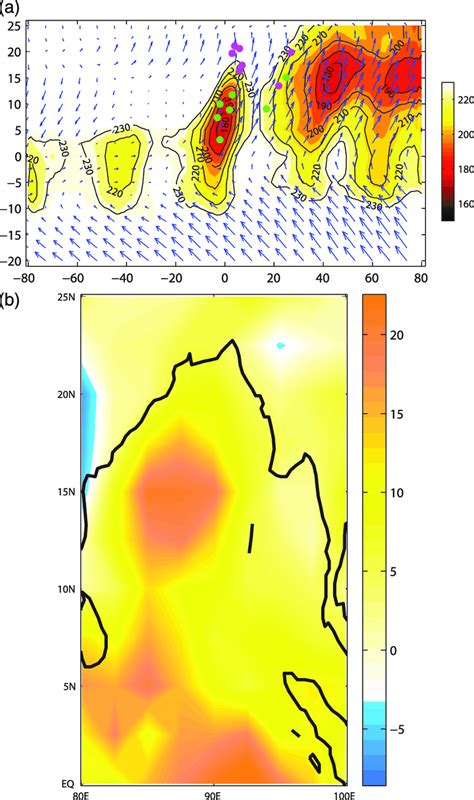 A Composite Map Of The Monsoon Onset Over The Bob Associated With Download Scientific