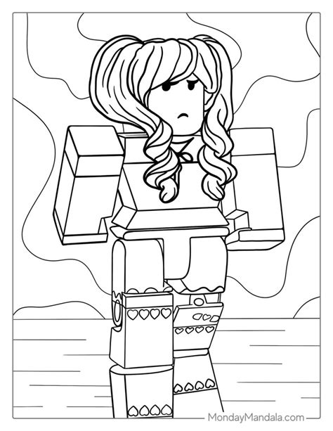 40 Roblox Coloring Pages Free Pdf Printables Coloring Pages For