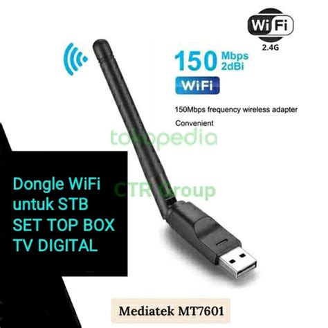 Jual Wifi Dongle Stb Dvb T2 Tv Digital Mt7601 Set Top Box Mt 7601 Usb Kota Surabaya Ctr