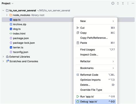 Running And Debugging Typescript Intellij Idea Documentation