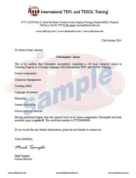 Letter Of Completion Sample 7 Certificates Of Completion Templates