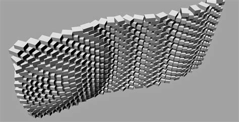 Parametric Brick Wall A Modern Exterior Design