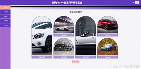 计算机毕业设计djangovue家用车推荐系统【开题程序论文】基于django的家用车推荐系统的设计与实现 Csdn博客