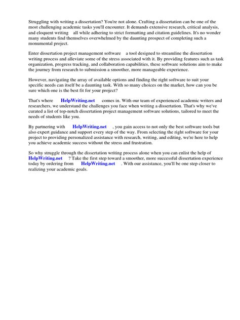 Dissertation Project Management Software Pdf Cookie Social Media